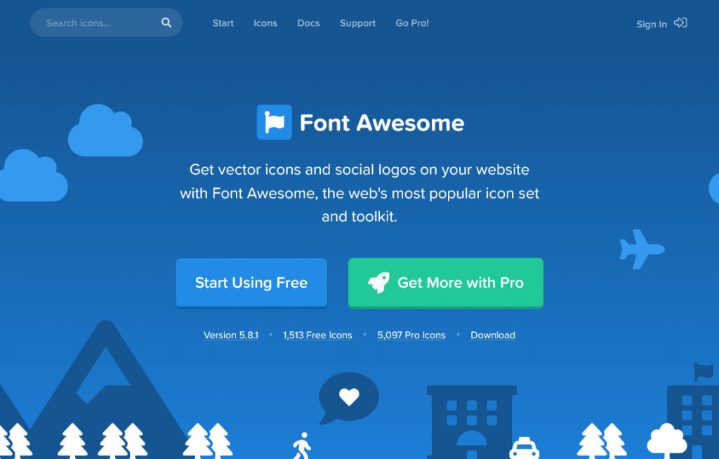 【HTML】Font Awesome 5 をWEBサイトに組み込む方法 - 静岡県藤枝市のデザインスタジオ・エフ